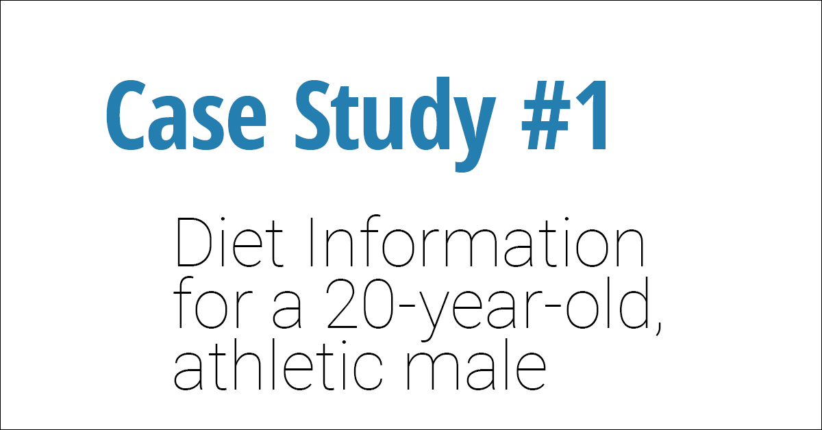 Case Study 1 Simon 20 Year Old Athletic Male Climbing Nutrition Case Study 1 Simon 20 Year Old Athletic Male Climbing Nutrition